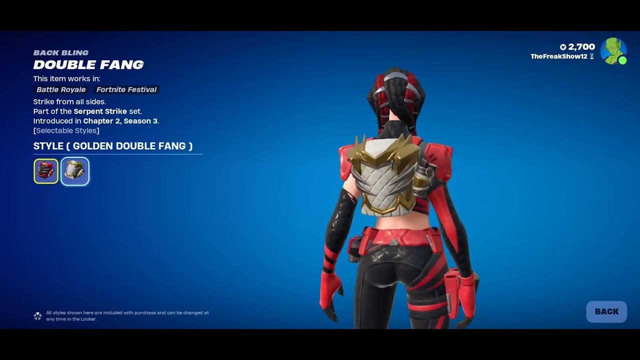 New Boss Obsidian Skin and Set & Scarlet Serpent Returns Fortnite Item ...