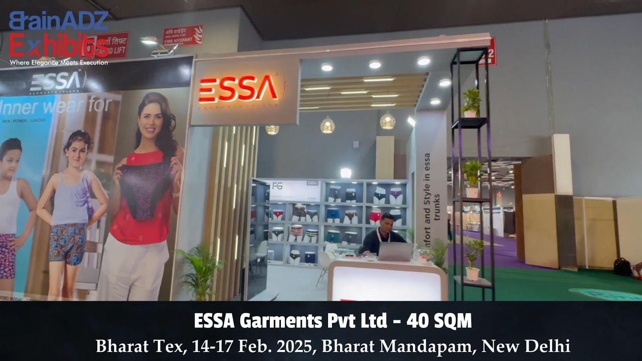 Bharat Tex 2025: ESSA Garments Pvt Ltd's Exhibition Space Redefined by ...