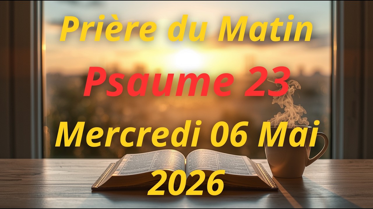🌅 PRIÈRE PUISSANTE DU MATIN - Mercredi 18 Février 2026 | Psaume 23 | L ...
