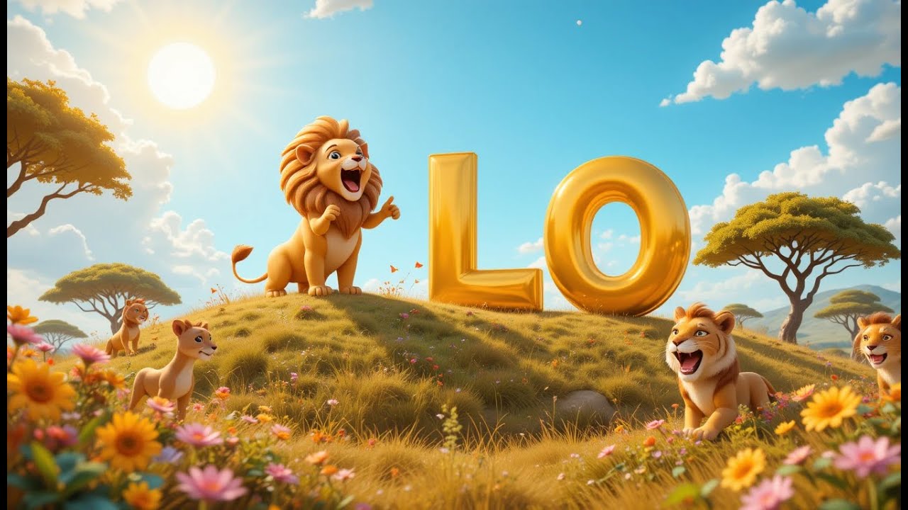 L is for Lion | ABC Phonics Song for Kids | Learn the Letter L with ...