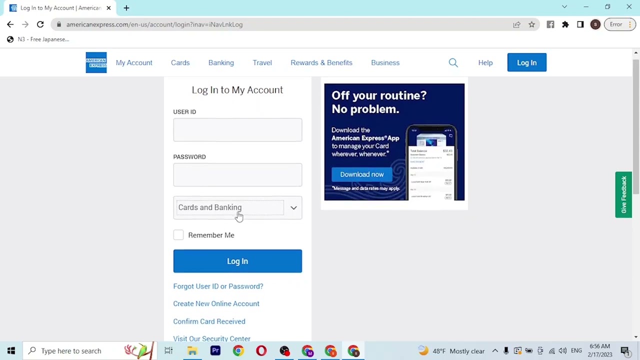 How To Login To American Express Quey