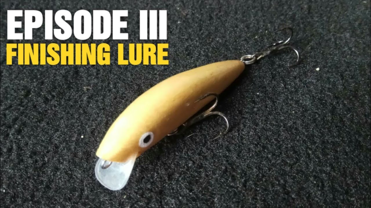 Making Minnow Lure Handmade - Part III : Making Eye dan Coating - YouTube