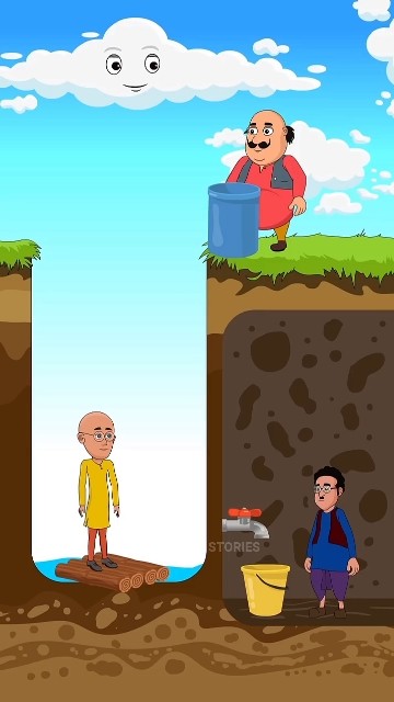 Gasitaram पानी Chura Liya 😱 / Motu patlu funny cartoon #shorts # ...
