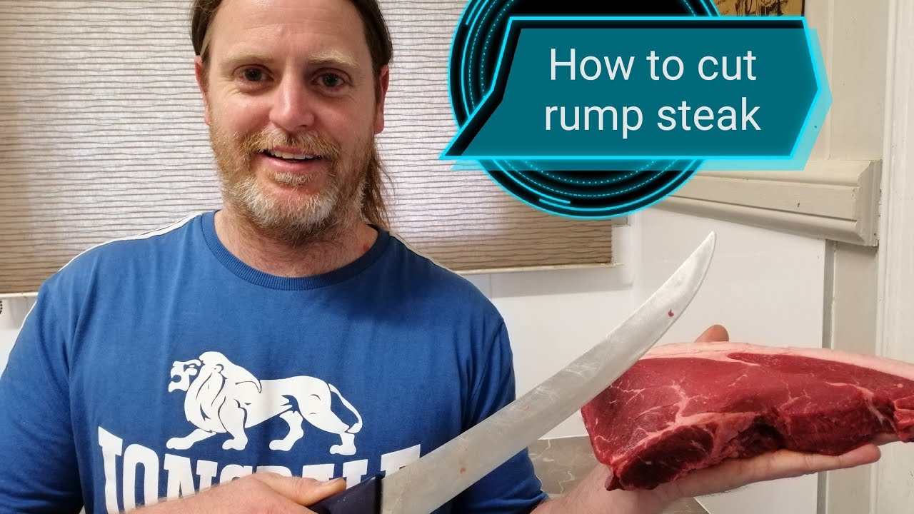 how to slice a beef rump the traditional way. - YouTube