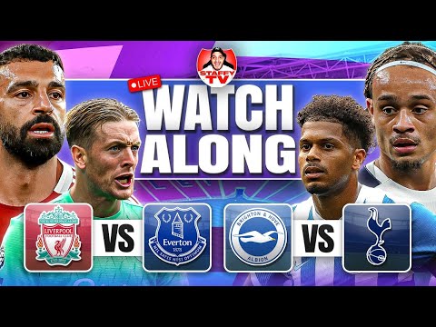 Liverpool Vs Everton | Brighton Vs Tottenham LIVE Premier League Watch Along & Match Reaction!
