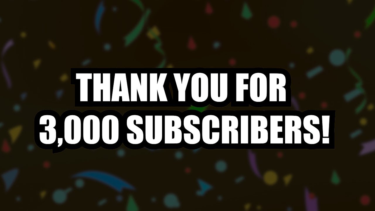 Thank you for 3,000 Subscribers! (Best Moments Compilation) - YouTube