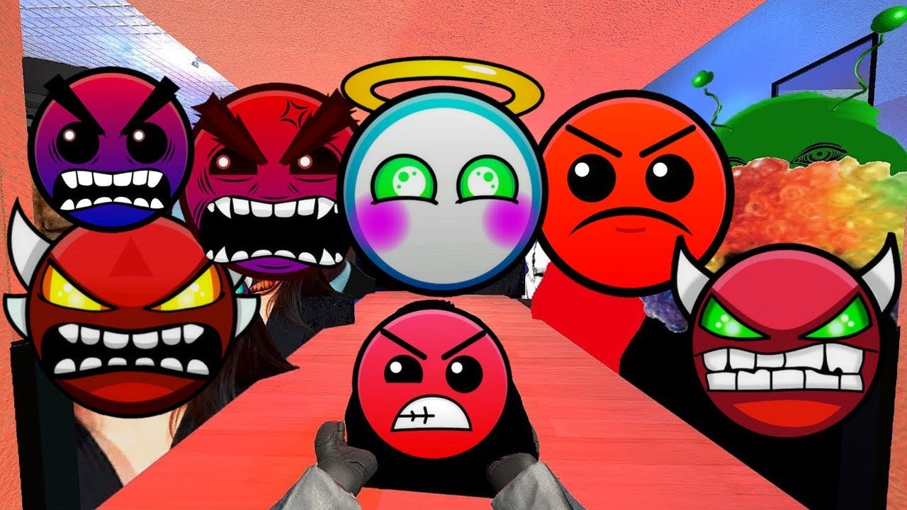 Saving Angel WhiteFace From Geometry Dash Emoji SHADOWS FROM THE GRAVE ...