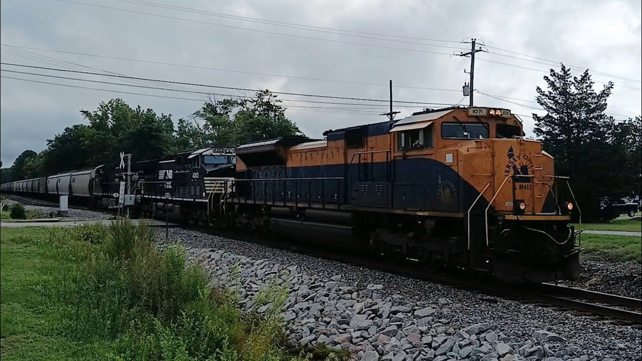 NS 1071(CNJ Heritage Unit) Leads Norfolk Southern Train 50V Through ...