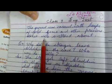 class 3 english text - YouTube
