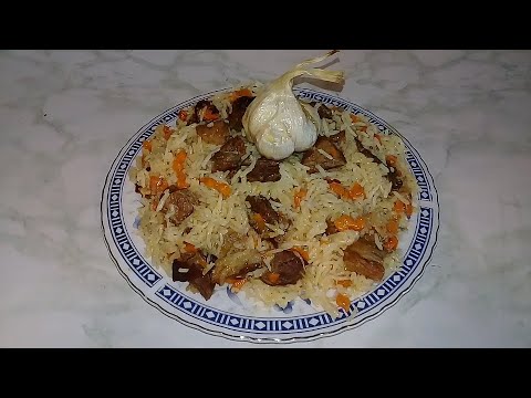Özbək Plovunun hazırlanması. Özbək Aşı. Узбекский Плов. O'zbek palovi. Uzbek pilaf