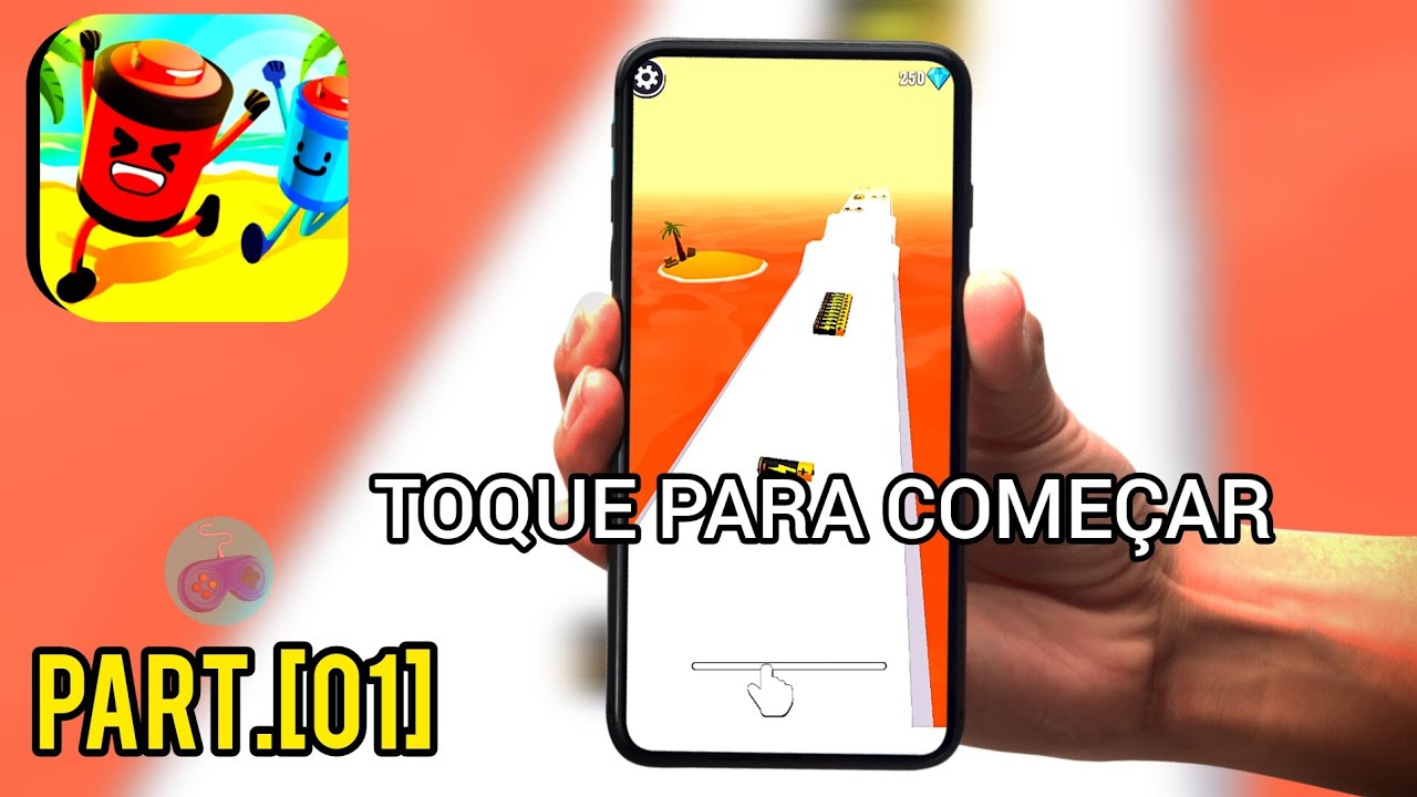 Battery Run - Gameplay Demonstration (Android,iOS) TOQUE PARA COMEÇAR ...