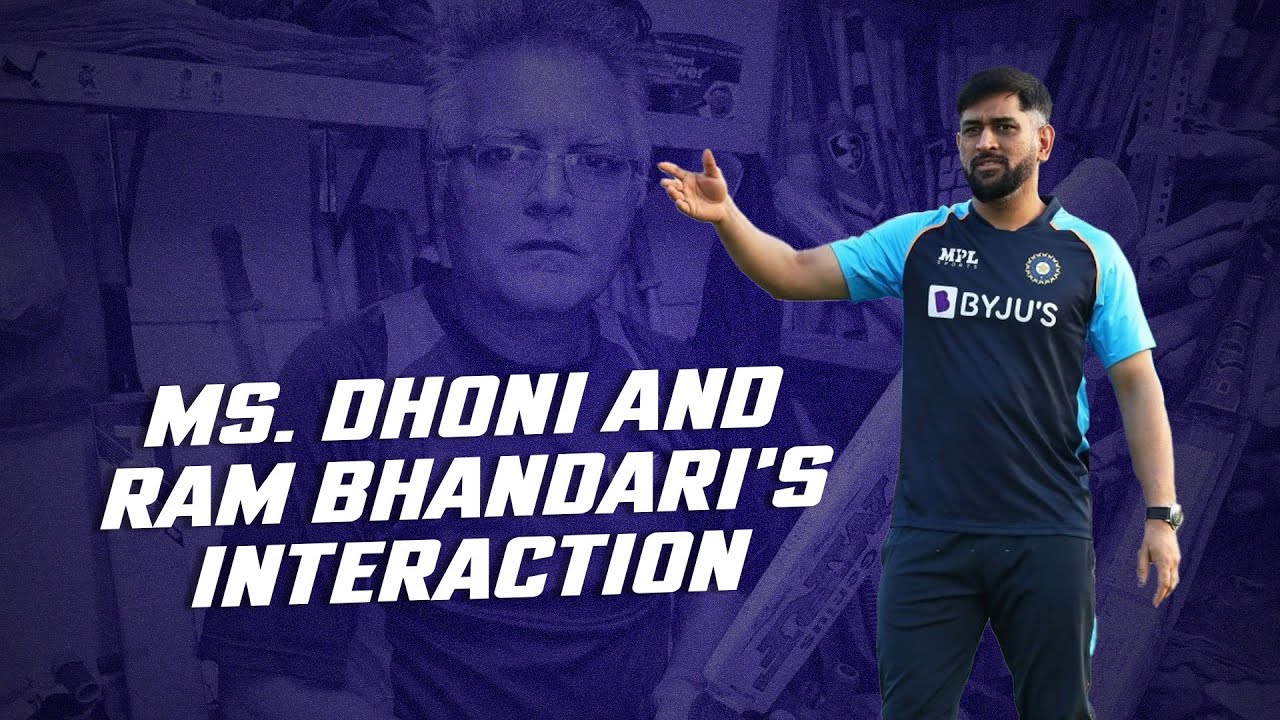 Ram Bhandari discusses the encounter with MS. Dhoni - YouTube