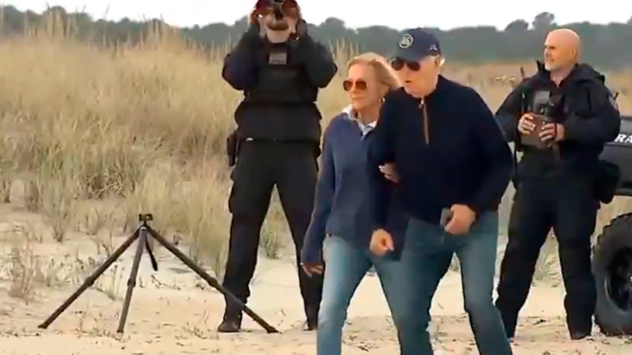 Sand gives real resistance to Joe Biden - YouTube