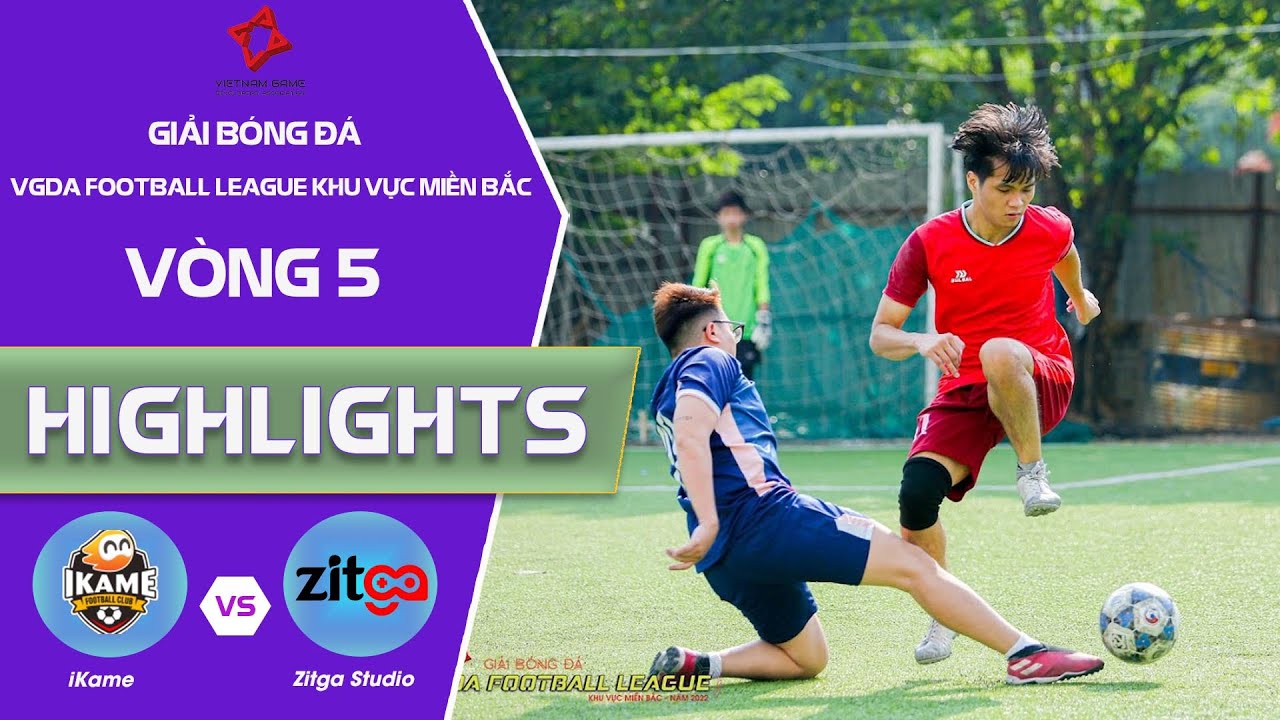 🎬 Highlights: iKame vs Zitga Studio | VÒNG 5 VGDA FOOTBALL LEAGUE KHU ...
