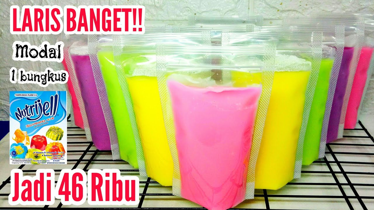 1 BUNGKUS NUTRIJELL JADI 46 RIBU | IDE JUALAN MODAL KECIL ES PUDOT ...