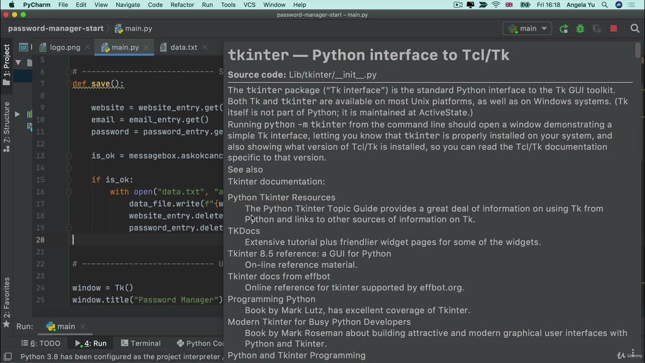 Dialog Boxes and Pop-Ups in Tkinter | 100 Days of Code: The Complete ...