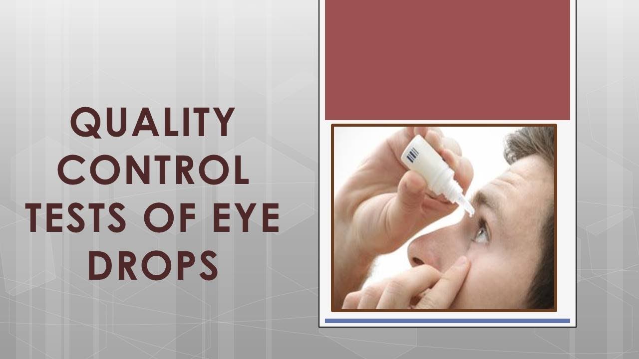 Quality Control (QC) tests for eye drops 👀 - YouTube