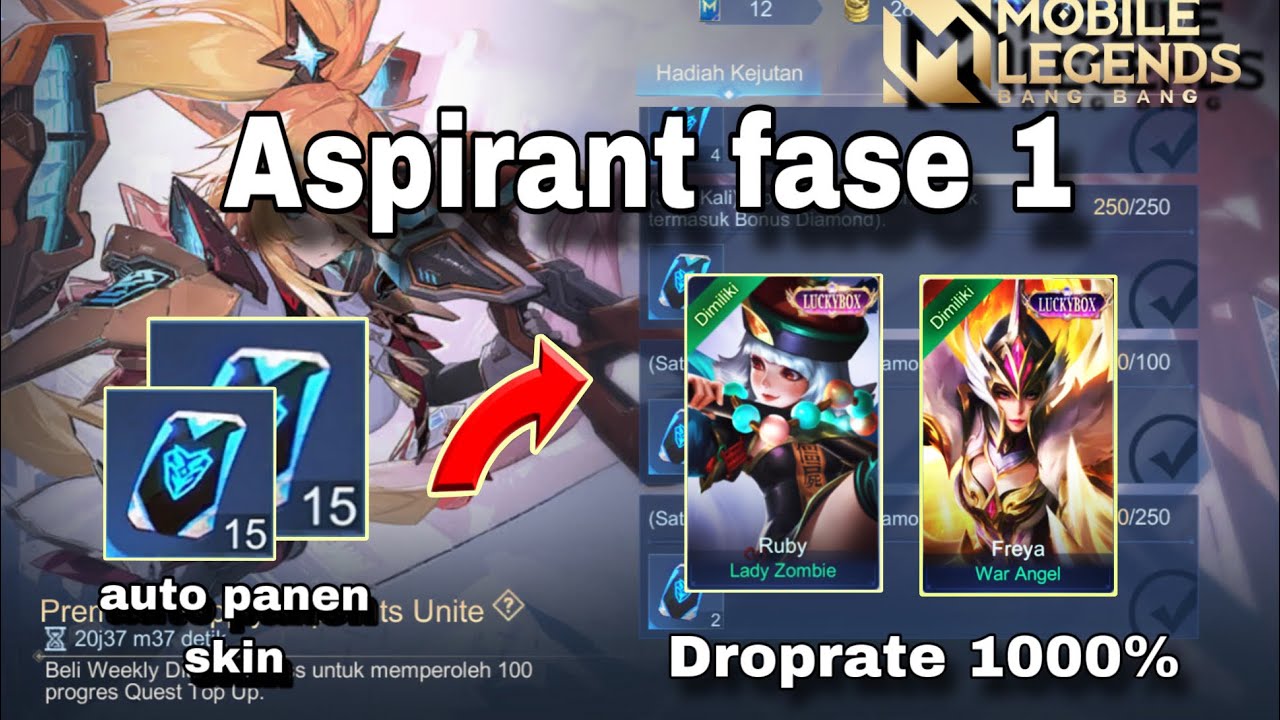 AUTO FARMING SKIN LUCKY BOX DI EVENT ASPIRANT 2025 MOBILE LEGENDS - YouTube