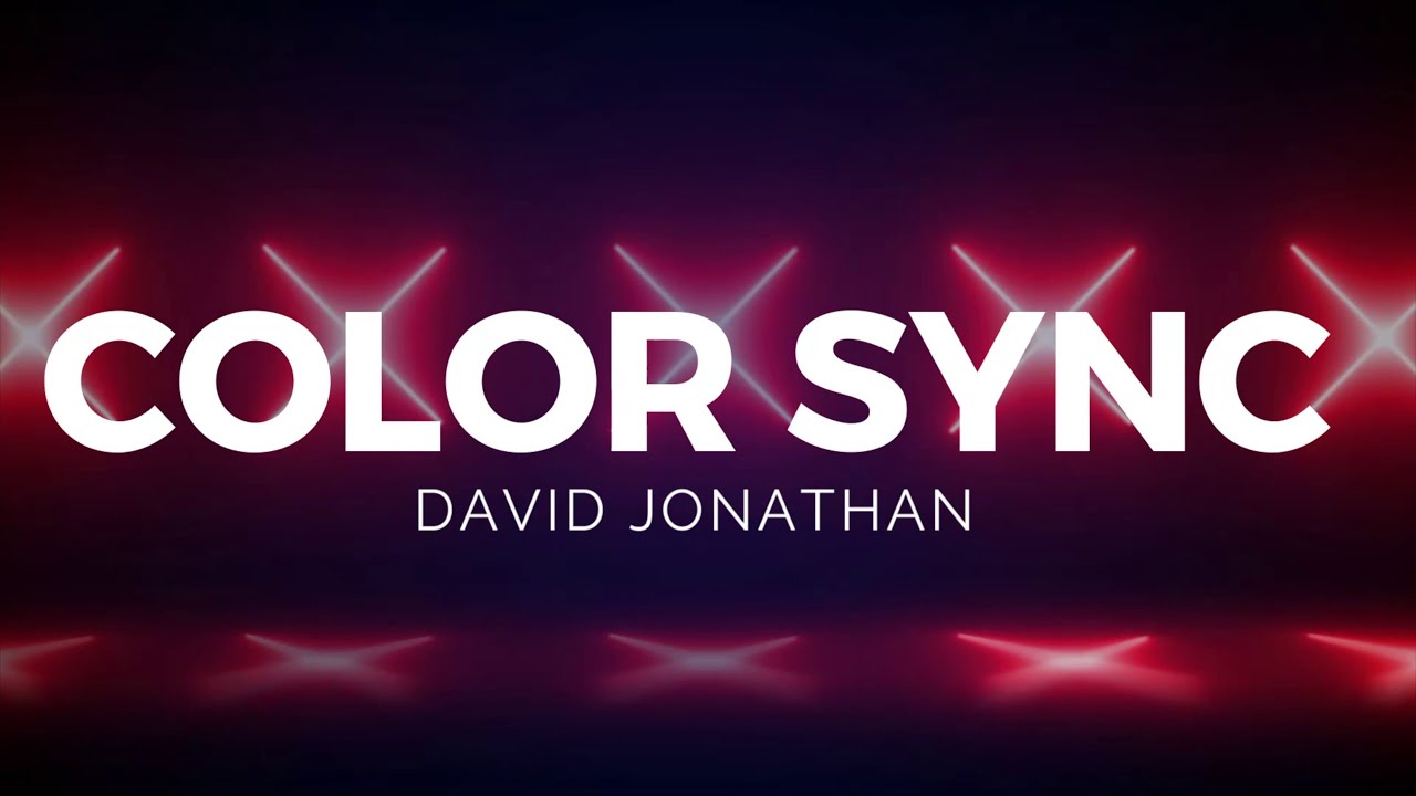 Color Sync by David Jonathan (Tabled Version) - YouTube