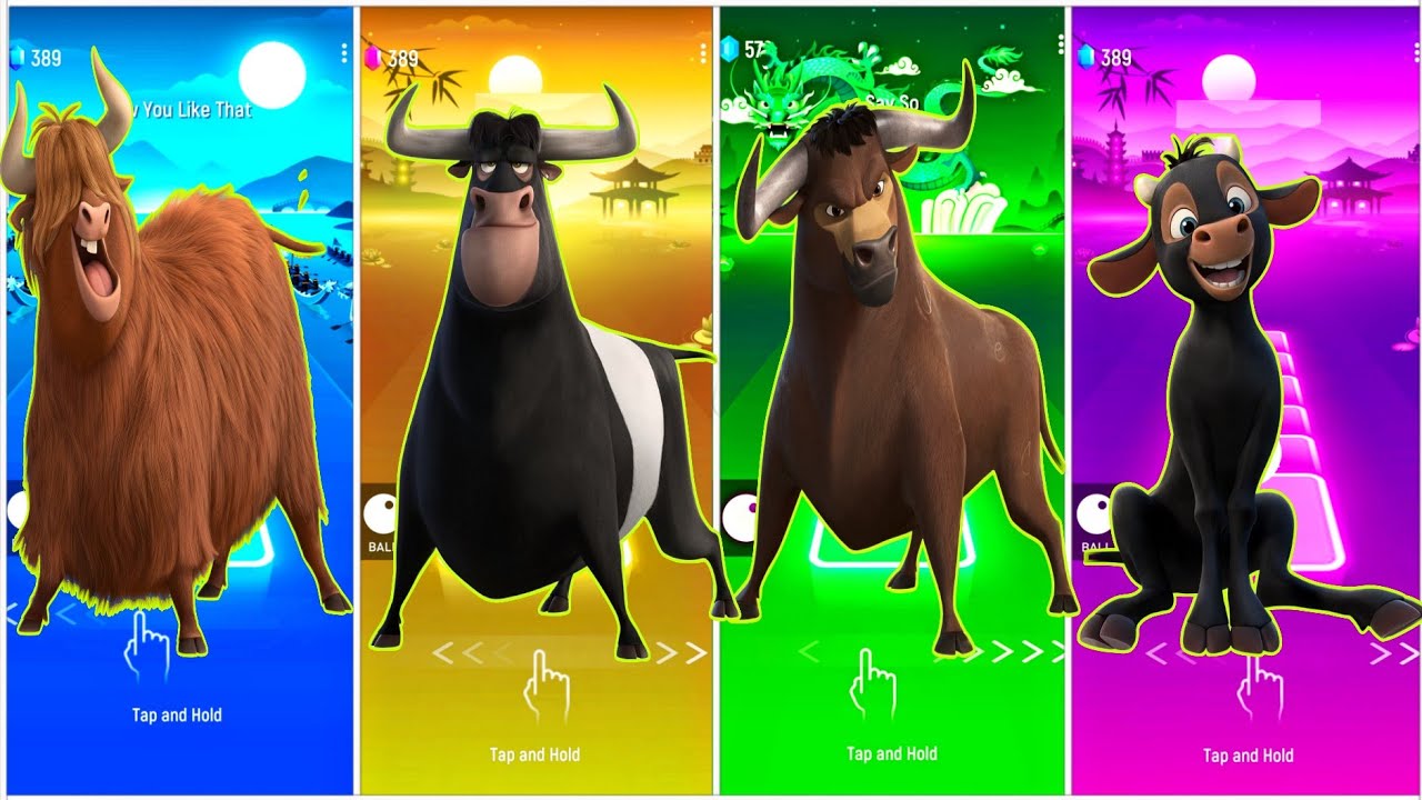 Funny Bull 🐂 vs Funny Ferdinand vs Funny Buffalo 🦬 vs Funny Fred ...