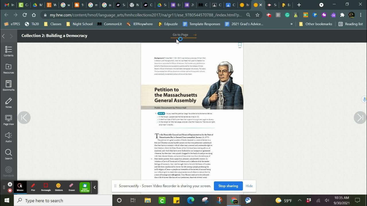 Logging in and using your HRW online textbook - YouTube