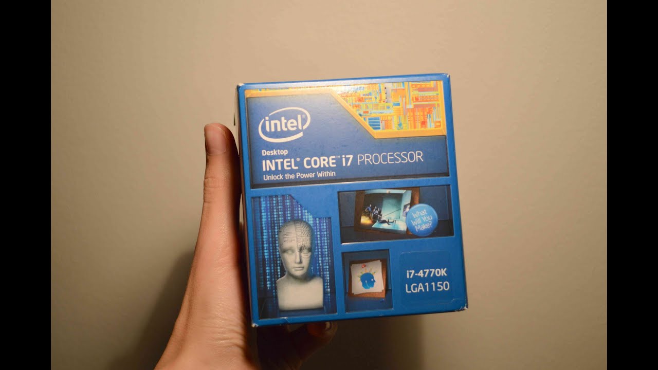 Intel Core i7 4770K Unboxing - YouTube