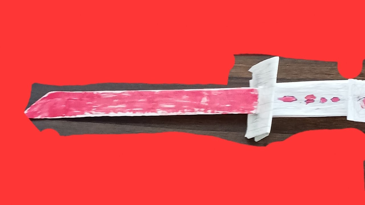 How To Build A Knife Out Of Paper YouTube how-to-build-a-knife-out-of-paper-youtube