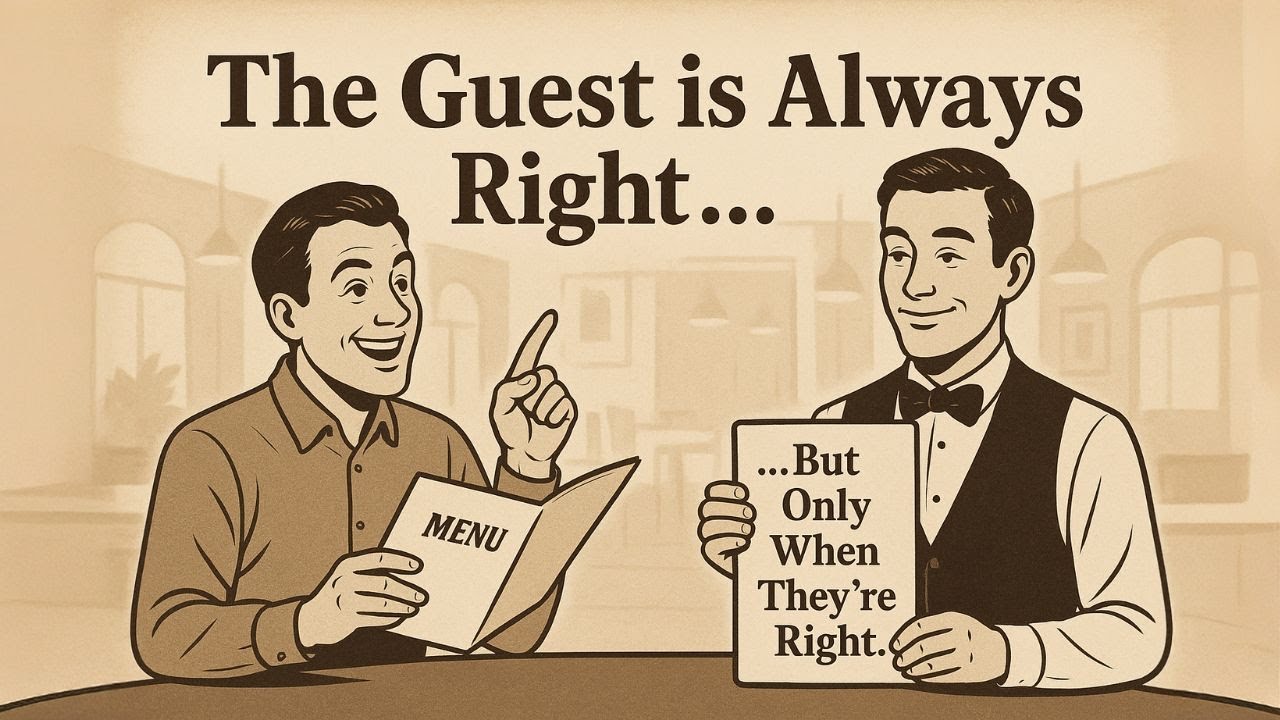 Guest Complaints in Restaurants – Is the Guest Always Right? - YouTube