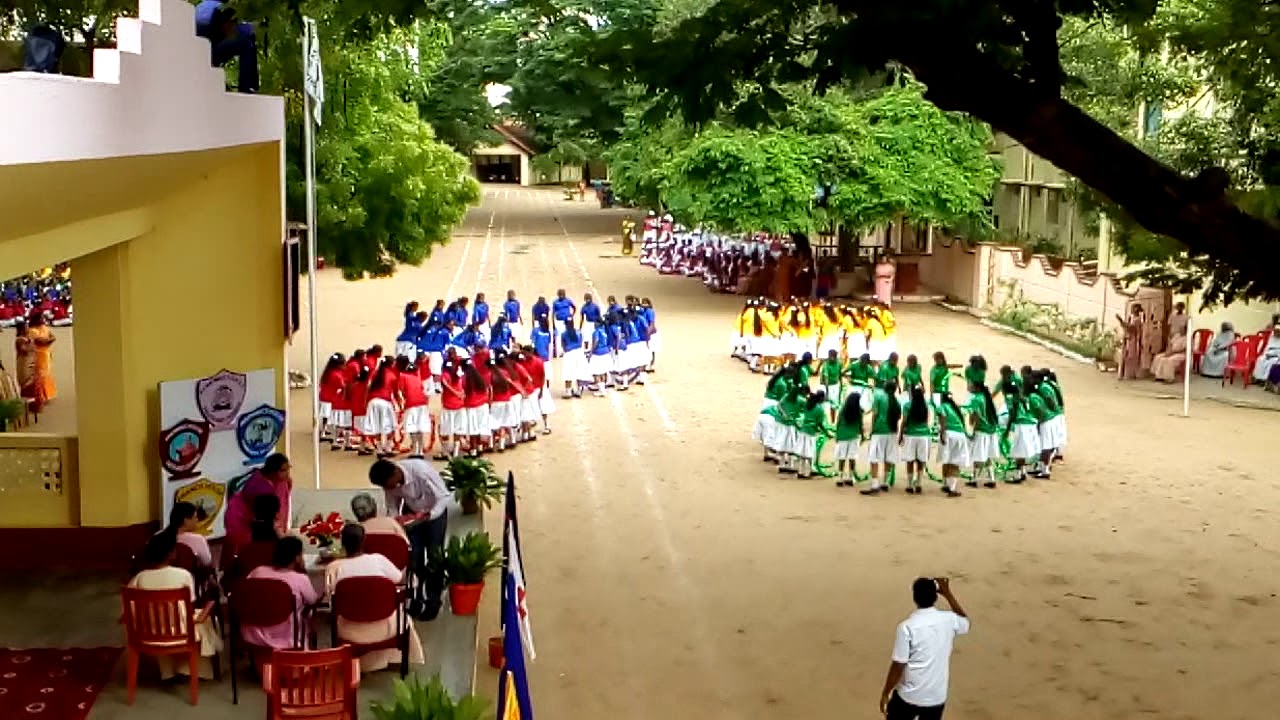 St.Raphael's Girls' Higher Secondary School Sports Day 2018-19 - YouTube