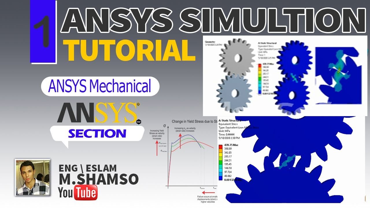 ANSYS Mechanical Tutorial –ANSYS Simulation 20 - YouTube