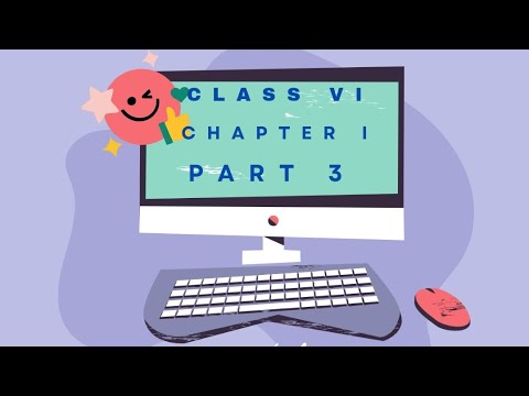 class vi computer ch 1 part 03 - YouTube