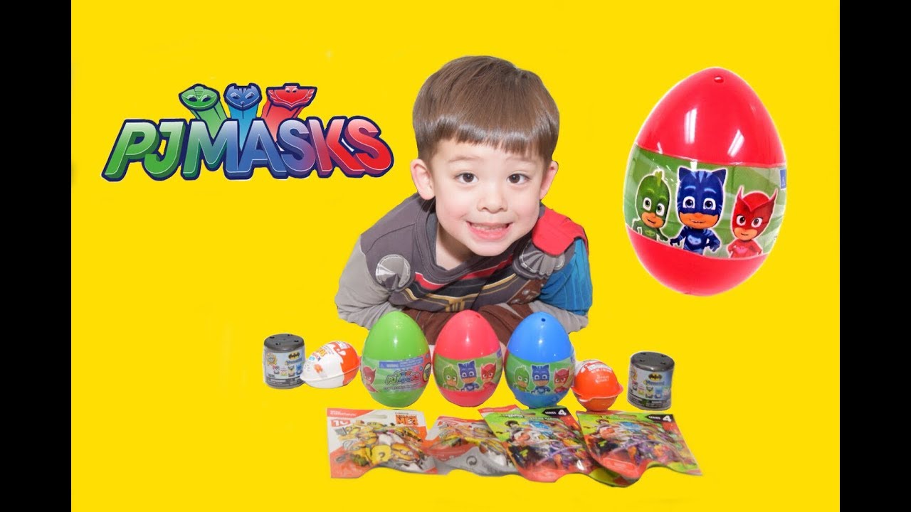 PJ Masks Surprise Eggs,Kinder Joy Easter Eggs,Batman Mash'Ems,TMNT and ...