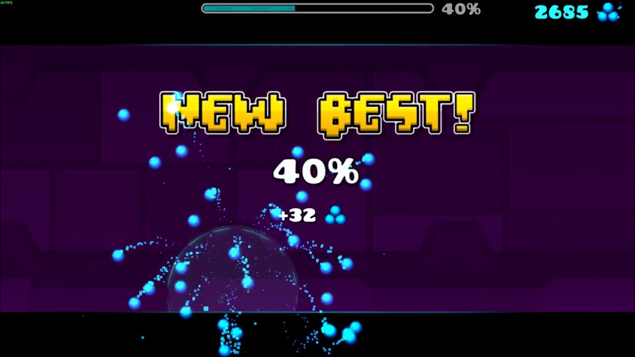 GEOMETRY DASH | INVISIBLE DEADLOCKED 40% | 60 Hz - YouTube