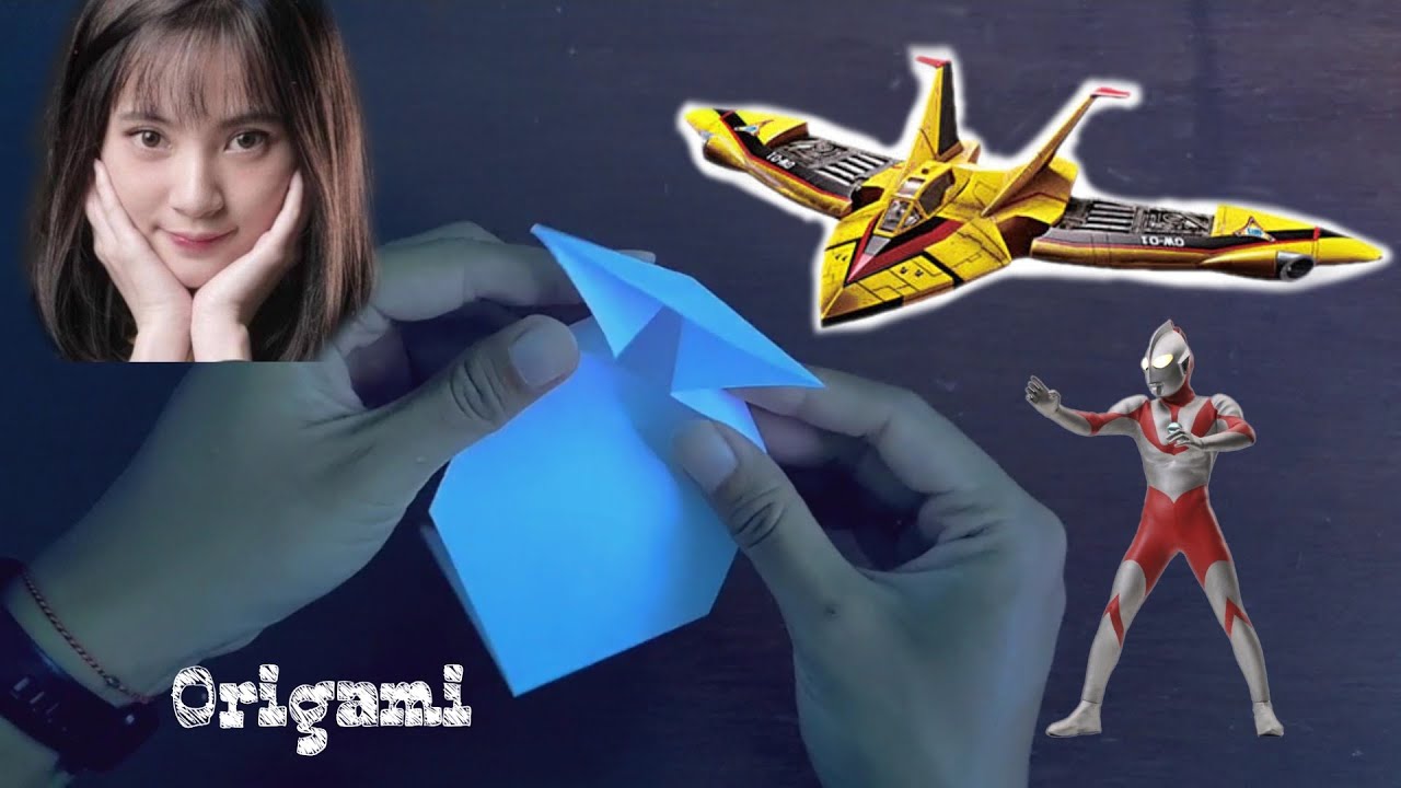 Origami ultraman aircraft - YouTube