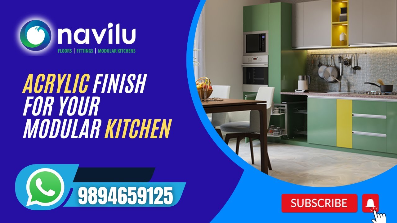 How to get that perfect acrylic finish on your modular kitchen | Navilu ...