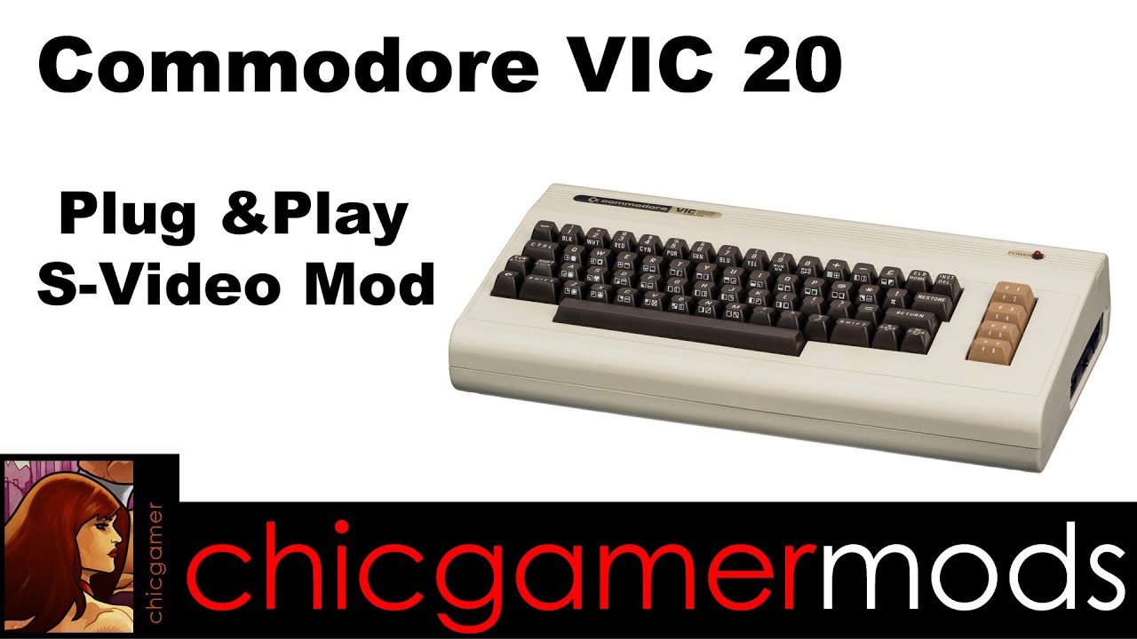 Commodore VIC 20 Plug & Play S-video Mod - YouTube