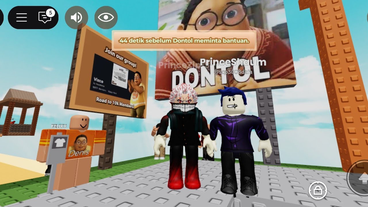 ROBLOX | ADIT TOLONGIN DIT DONTOL TOWER - YouTube