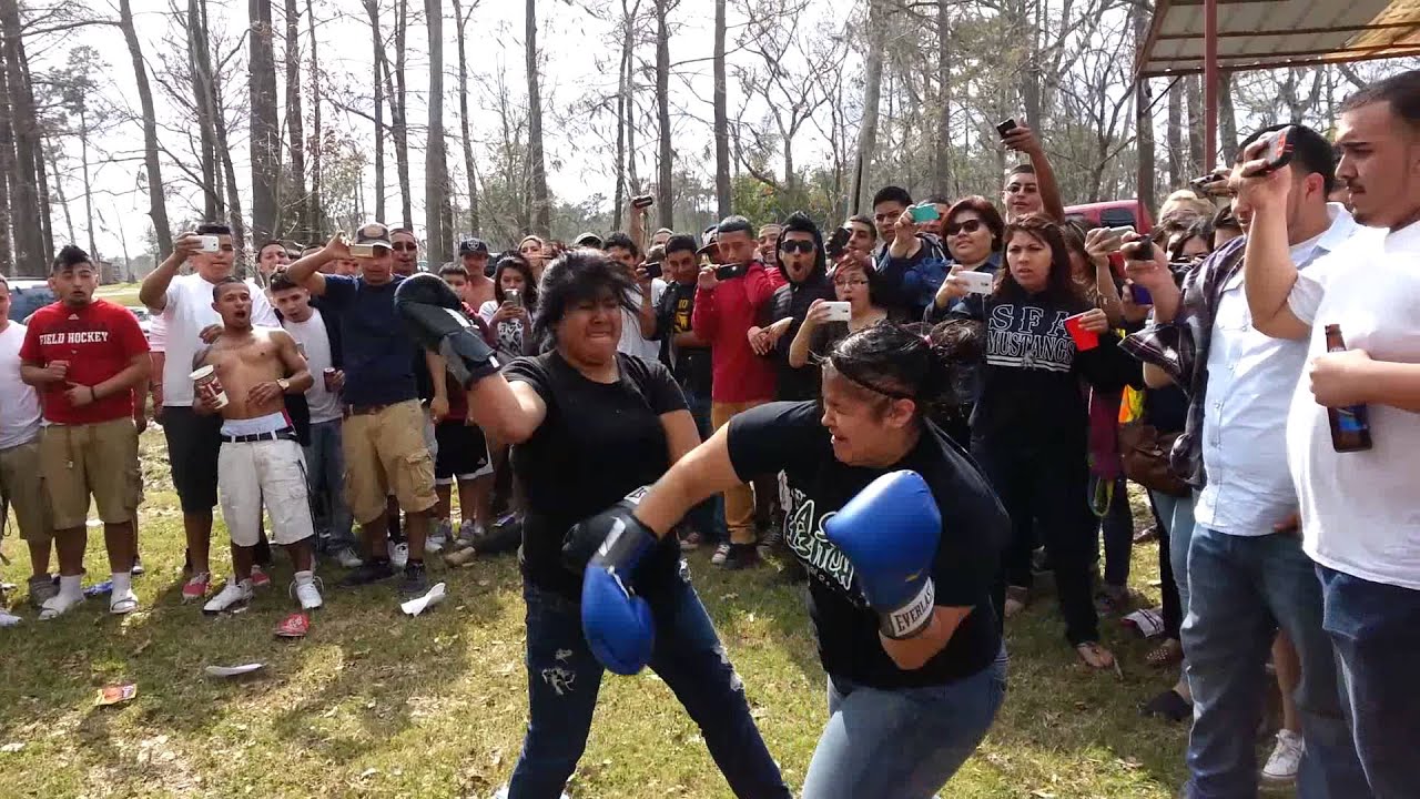Spring break chick fight at the lake - YouTube