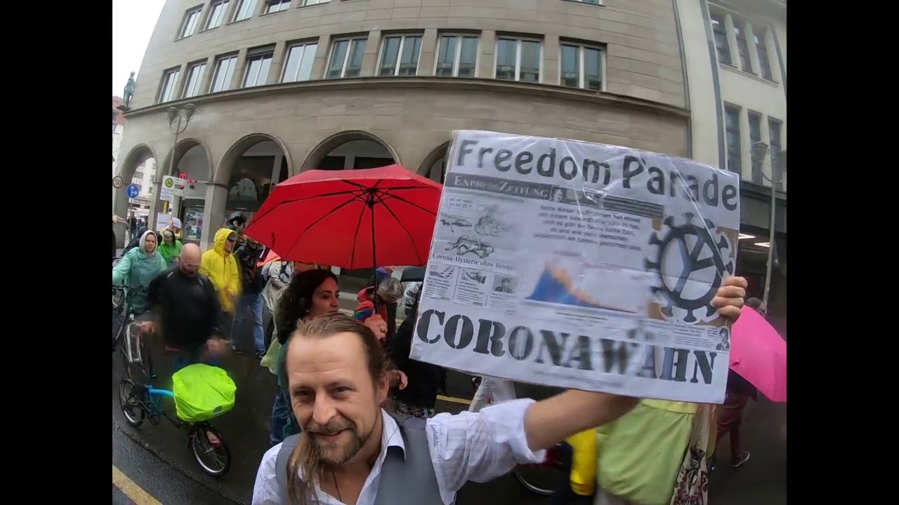 Freedom Parade 20 06.2020 Berlin friedlicher Protest Demonstration ...