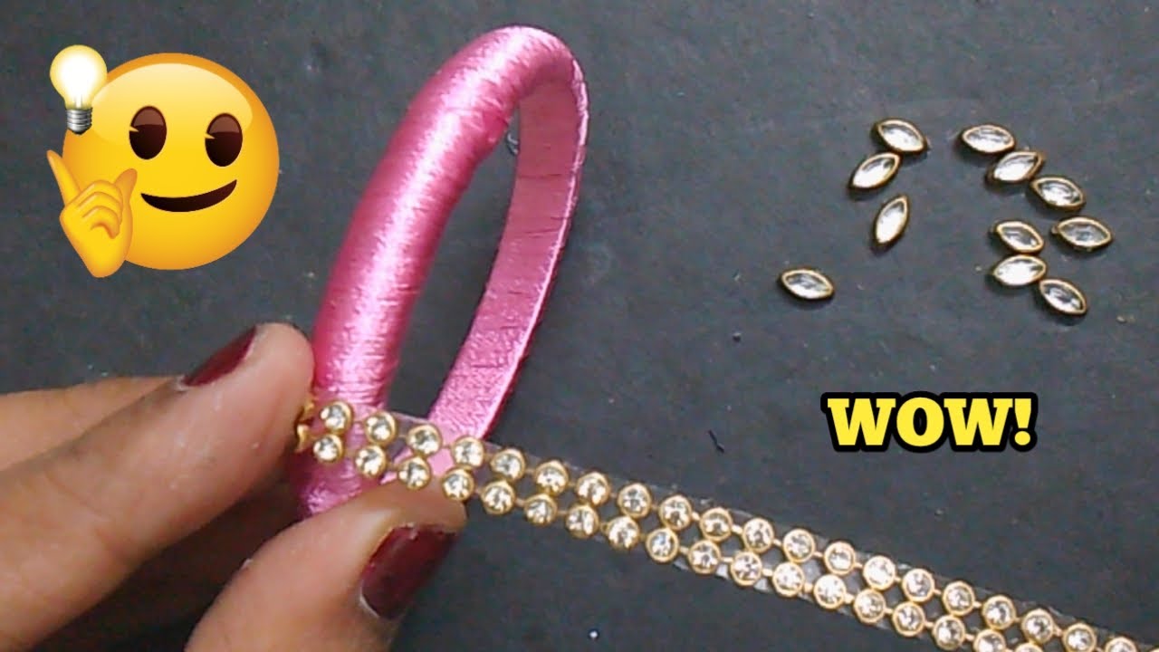 Latest silk thread bangles | Thread bangles | Handmade Jewelry making ...