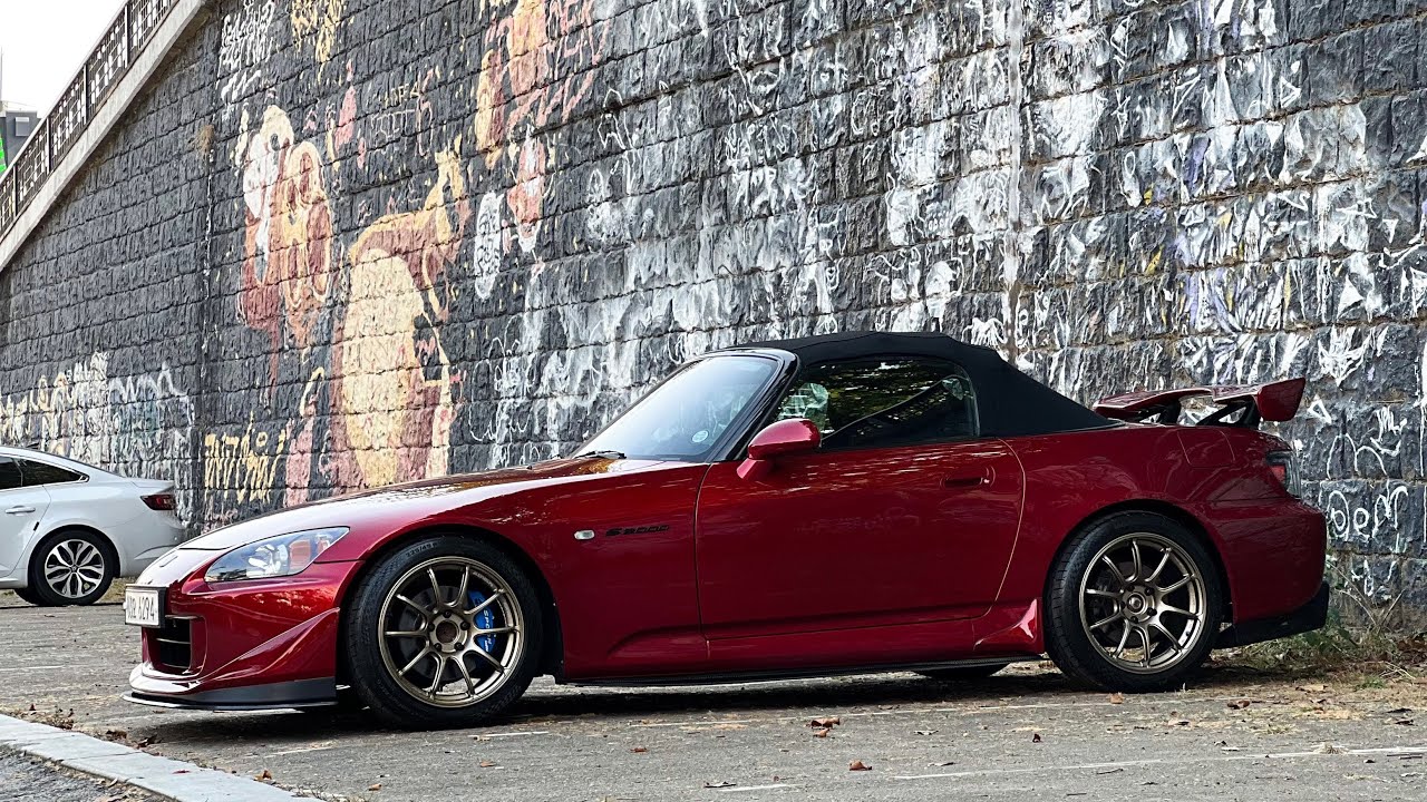 혼다 S2000 AP2 Type S(CR) Wing & Dyno - YouTube