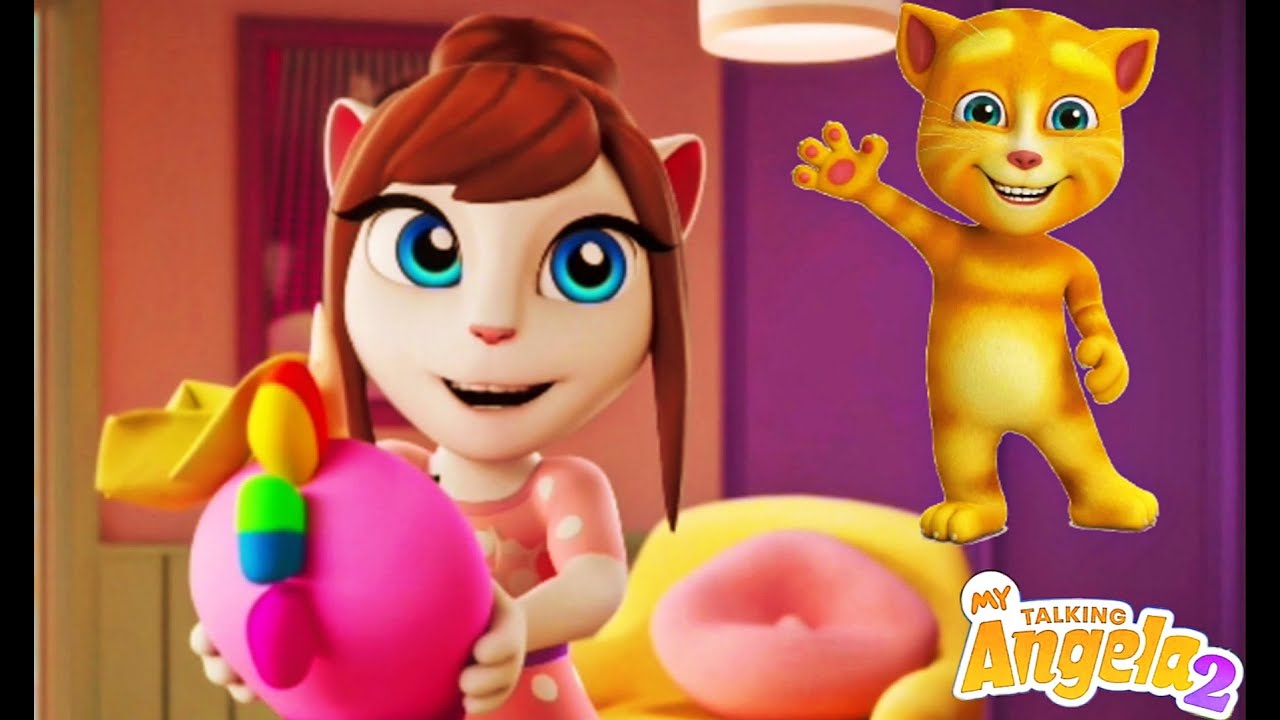 Angela Eats & Dances | Kids Game💃 - YouTube