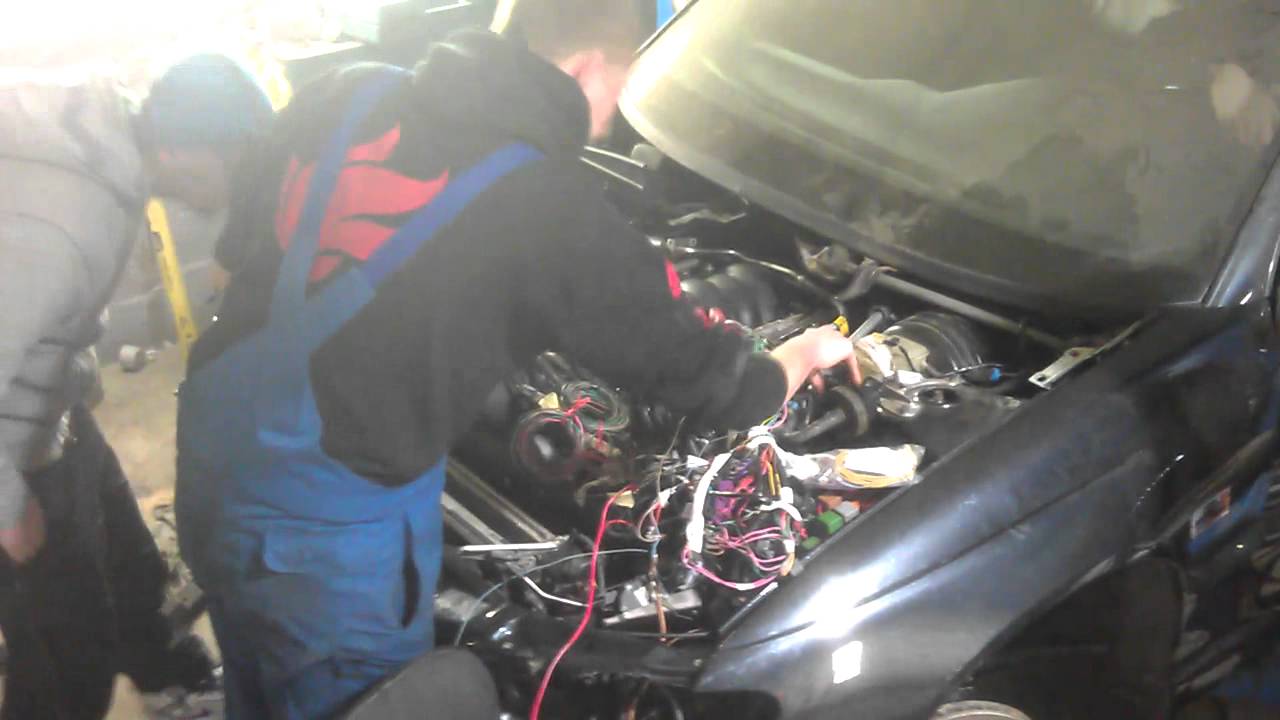 Erster Testlauf Opel Omega 6,0L V8 GTO Motor - YouTube