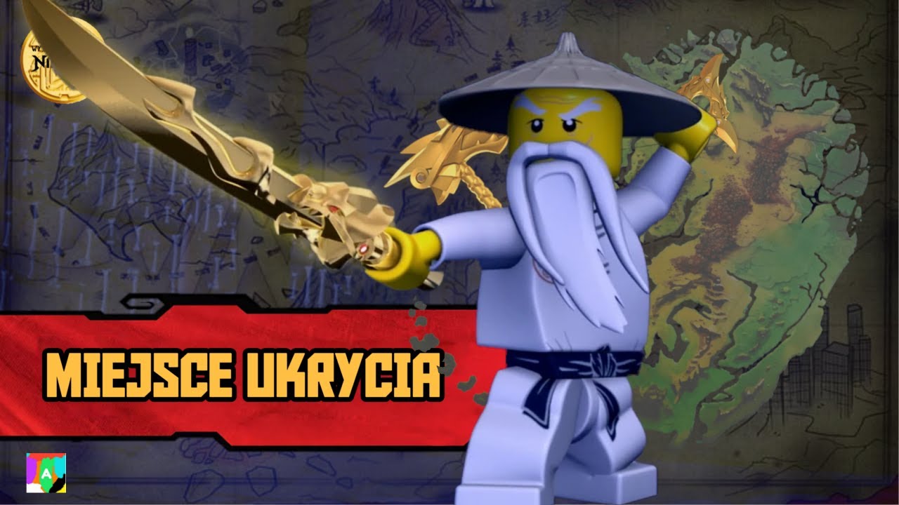 GDZIE Mistrz Wu UKRYŁ Złote Bronie?! *MAPA NINJAGO* | Wyjaśniamy ...