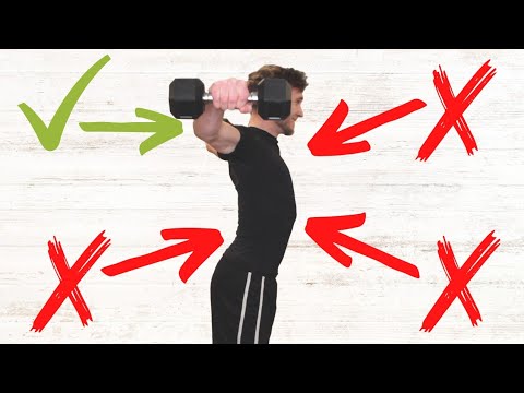 Physio Teaches Best Technique for Lateral Raises (Shoulder Exercise ...
