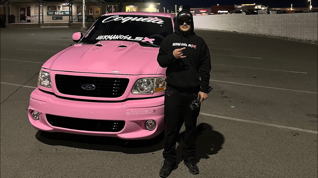 PINK F-150 SVT LIGHTNING GETS CUSTOM INTERIOR ⚡️ - YouTube