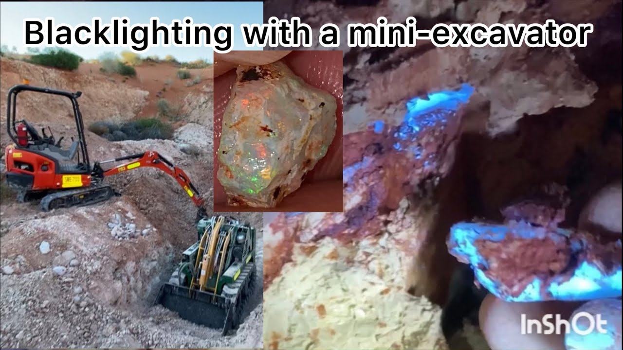 Andamooka opal mining: a touch of colour. - YouTube