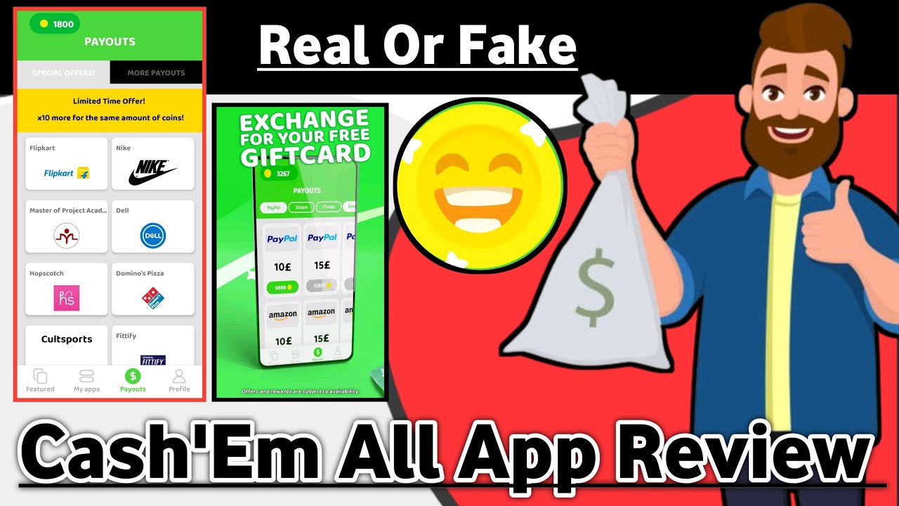 cash'em all | cash'em all app review | cash'em all app real or fake ...