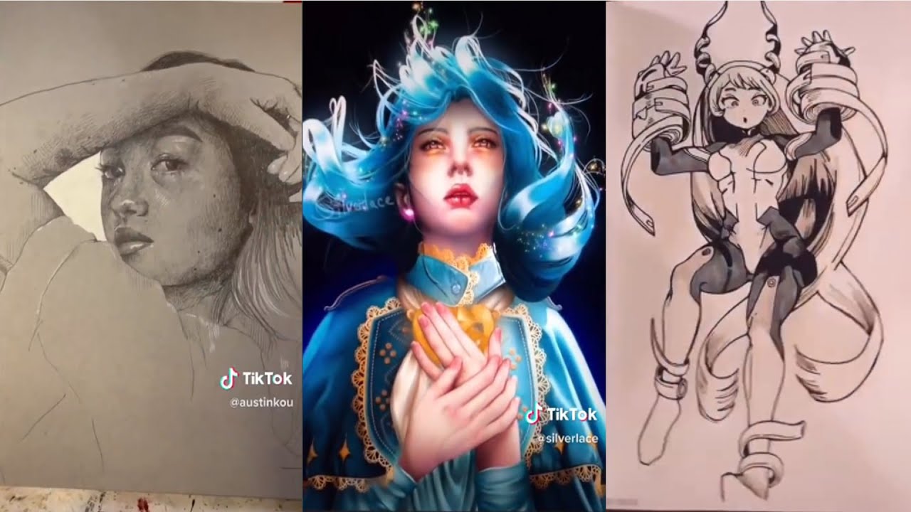 TikToks Painting/Drawing Compilation - TikToksArt Compilation #6 - YouTube