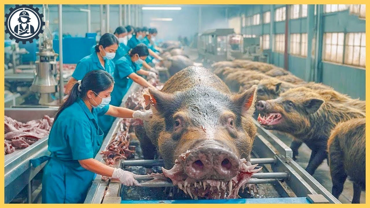 How Does Modern Pork Production Technology Work Food Processing Machine ...